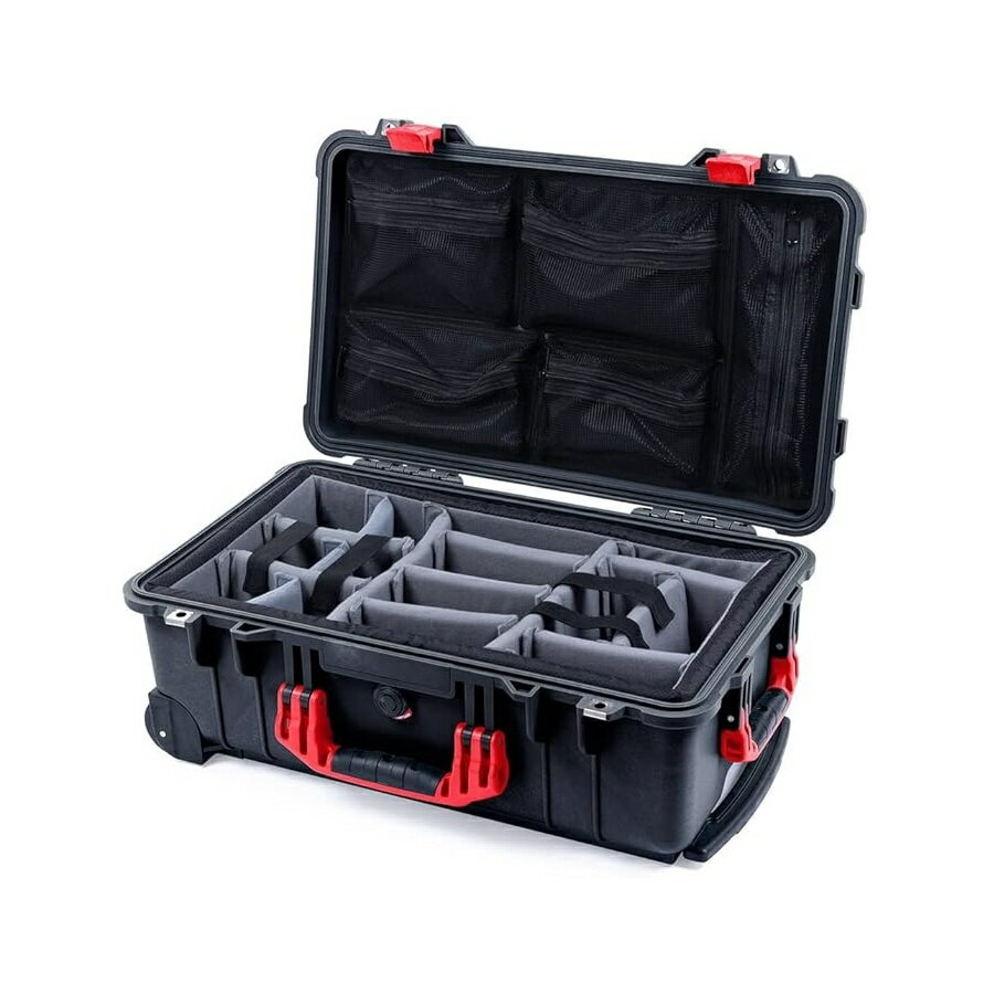 他の ペリカン はこちら Pelican Color Case Black & Red Pelican 1510 Case with Grey Dividers & mesh lid Organizer. Carry-on on Size....