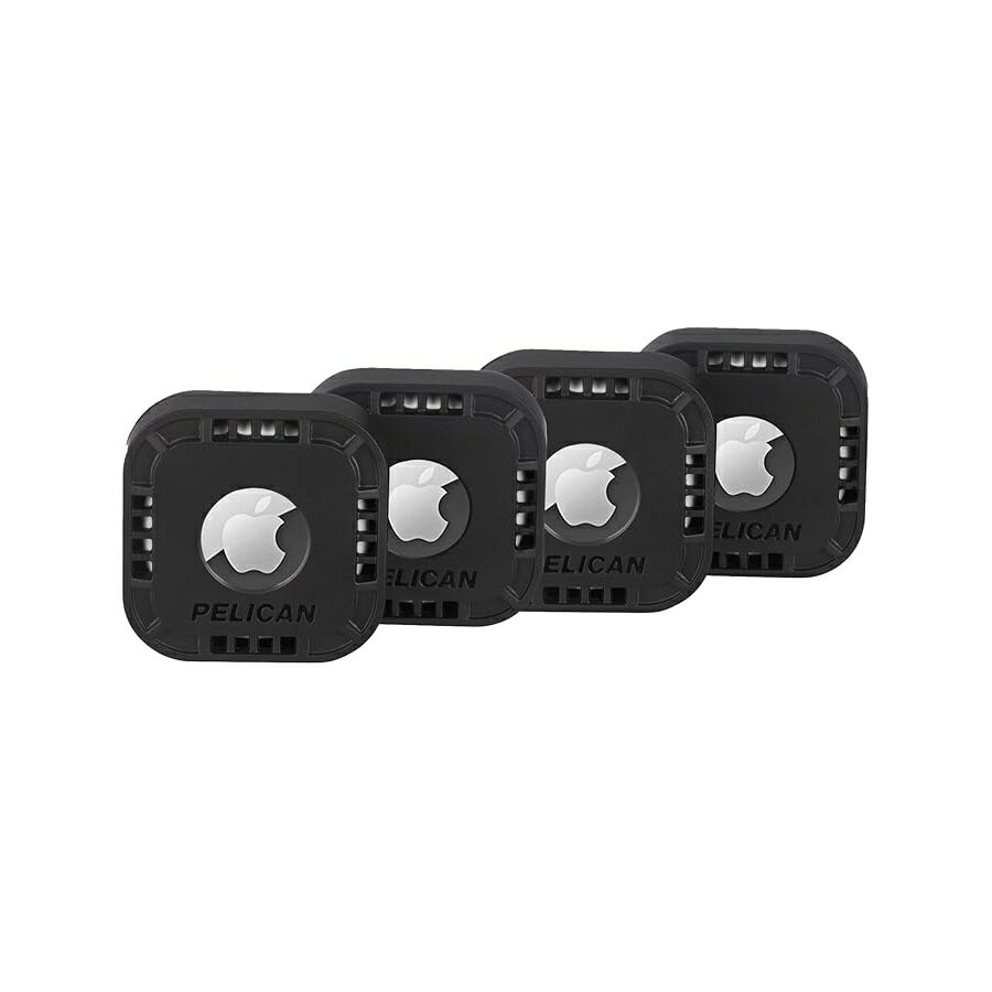他の ペリカン はこちら Pelican Protector 4-Pack AirTag Holder - Air Tag Case with 3M Adhesive Sticker - Rugged Shockproof AirTag C...