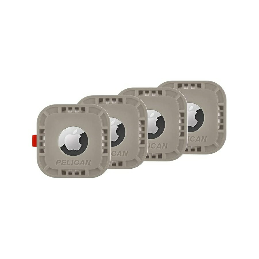 他の ペリカン はこちら Pelican Protector 4-Pack AirTag Holder - Air Tag Case with 3M Adhesive Sticker - Rugged Shockproof AirTag C...