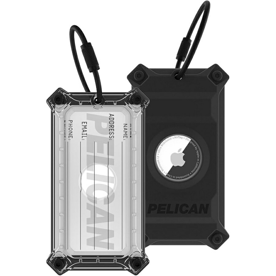 他の ペリカン はこちら Pelican Luggage Tag, Holder for Apple AirTag - Scratch Resistant and Steel Plate Reinforced Luggage Rugged ...