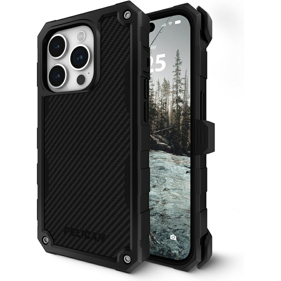 他の ペリカン はこちら Pelican Shield Series - iPhone 15 Pro Case 6.1" [Compatible with MagSafe] [21ft Military Grade Drop Protect...