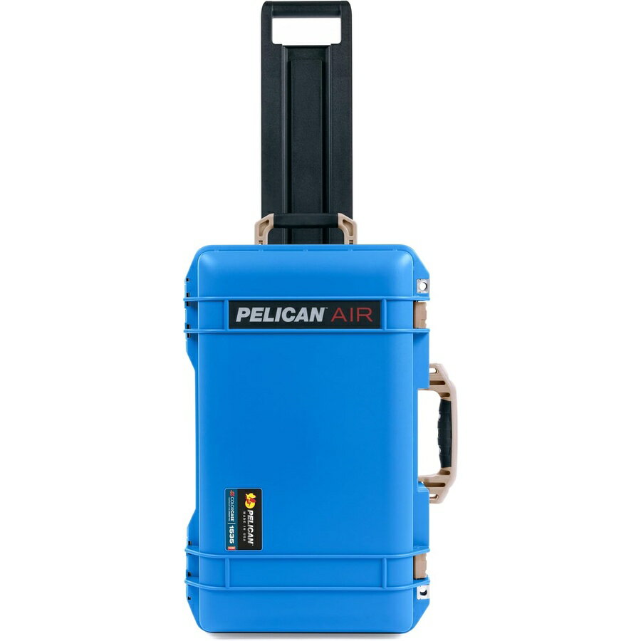 他の ペリカン はこちら Electric Blue Pelican 1535 Air Carry-on Case - Comes empty - Desert Tan Handles & Latches.エレクトリックブルー ペリカン 1...