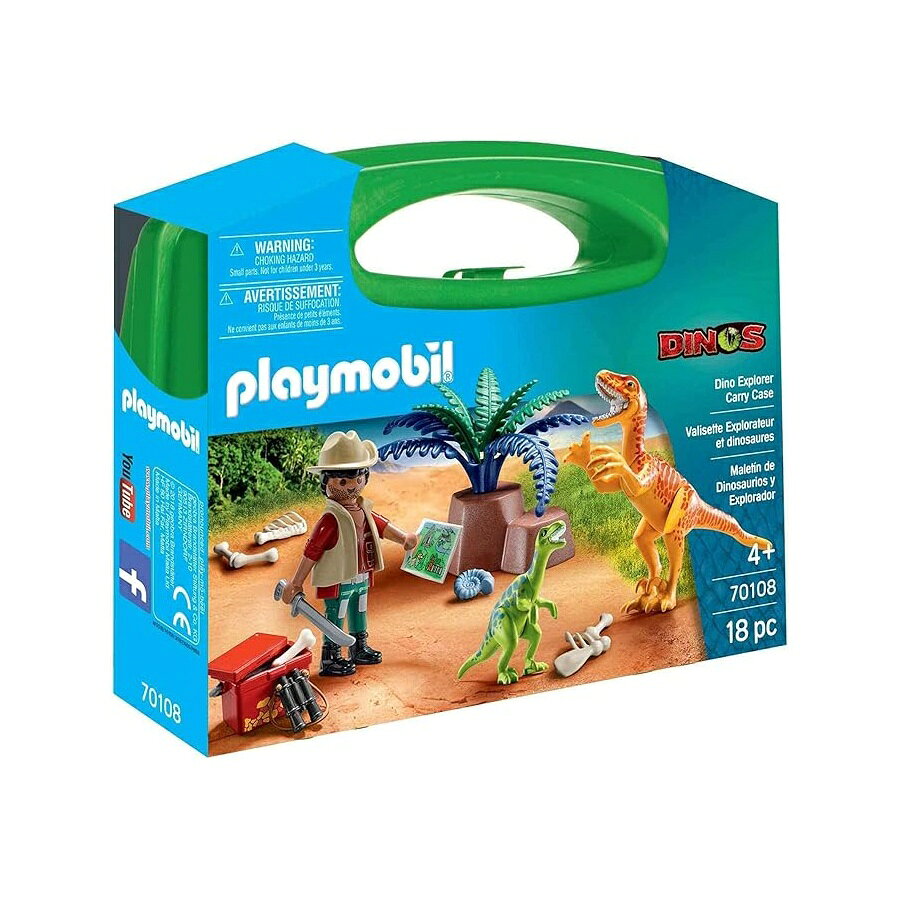 他の プレイモービル はこちら Playmobil Dino Explorer Carry Caseプレイモービル ディノ エクスプローラー キャリーケース発送までの目安5〜15日　営業日以内に発送※12月、連休等は物流が混雑し、遅延する場...