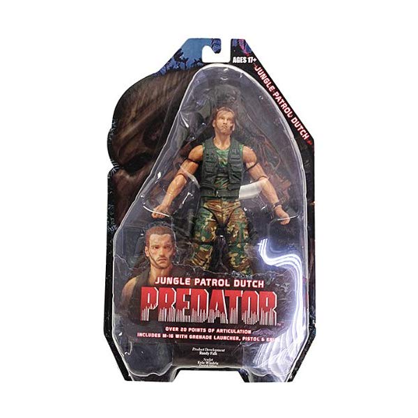 メーカー Alien & Predator 商品名 Neca 7" Predators Series 8 Jungle Patrol Dutch Schaefer Arnold Schwarzengger Action Figure パッケ...
