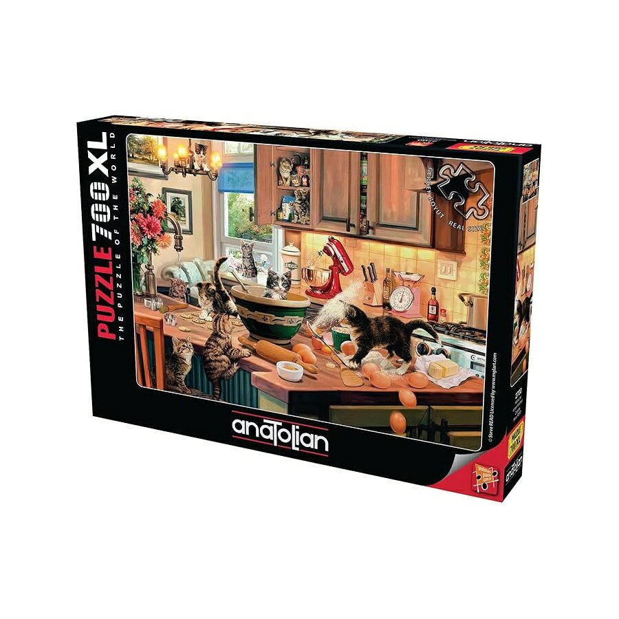 他の ジグソーパズル はこちら Anatolian Puzzle - Kitten Kitchen Capers, 700 Piece Puzzle, #2700アナトリアンパズル - 子猫のキッチンケイパー、700ピースパズル、#2700...