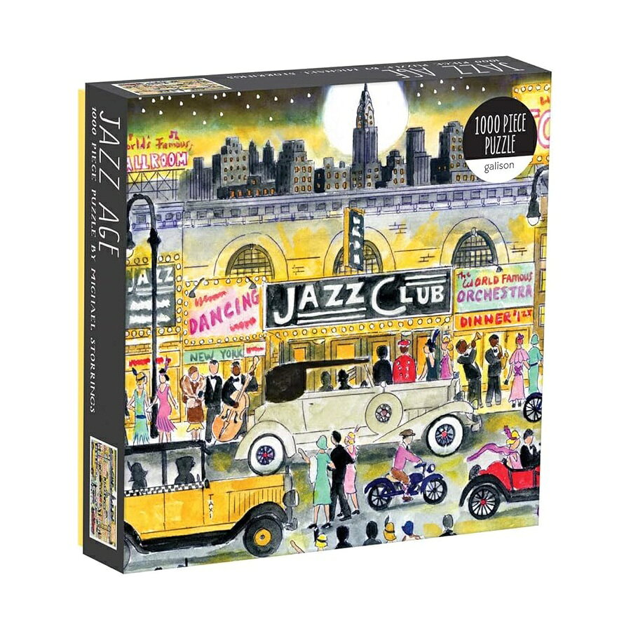 他の ジグソーパズル はこちら Galison Michael Storrings Jazz Age 1000 Piece Puzzle, Multicolor (073535751X), 20 x 27", 508 x 686mmガリソン...