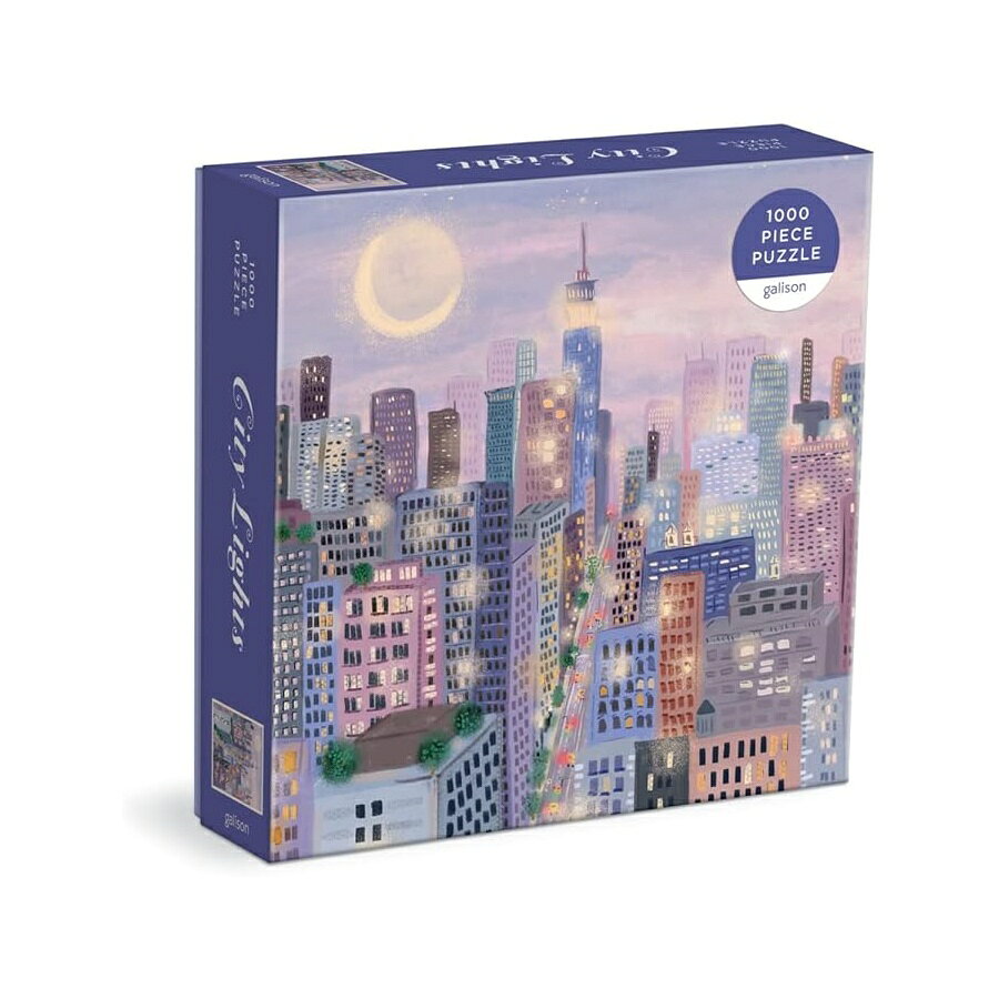 他の ジグソーパズル はこちら Galison City Lights 1000 Piece Puzzle in a Square Box from Galison - 1000 Piece Puzzle for Adults, Beaut...