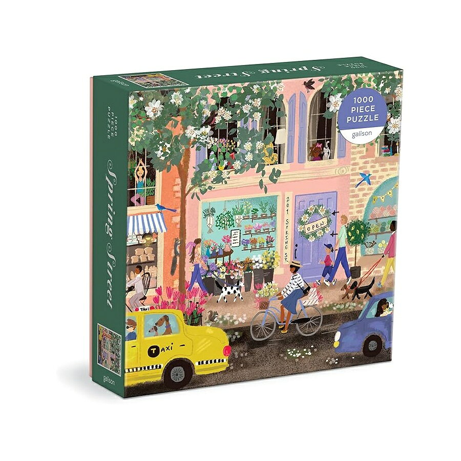 他の ジグソーパズル はこちら Spring Street 1000 Piece Puzzle in a Square Box from Galison - 1000 Piece Puzzle for Adults, Beautiful I...