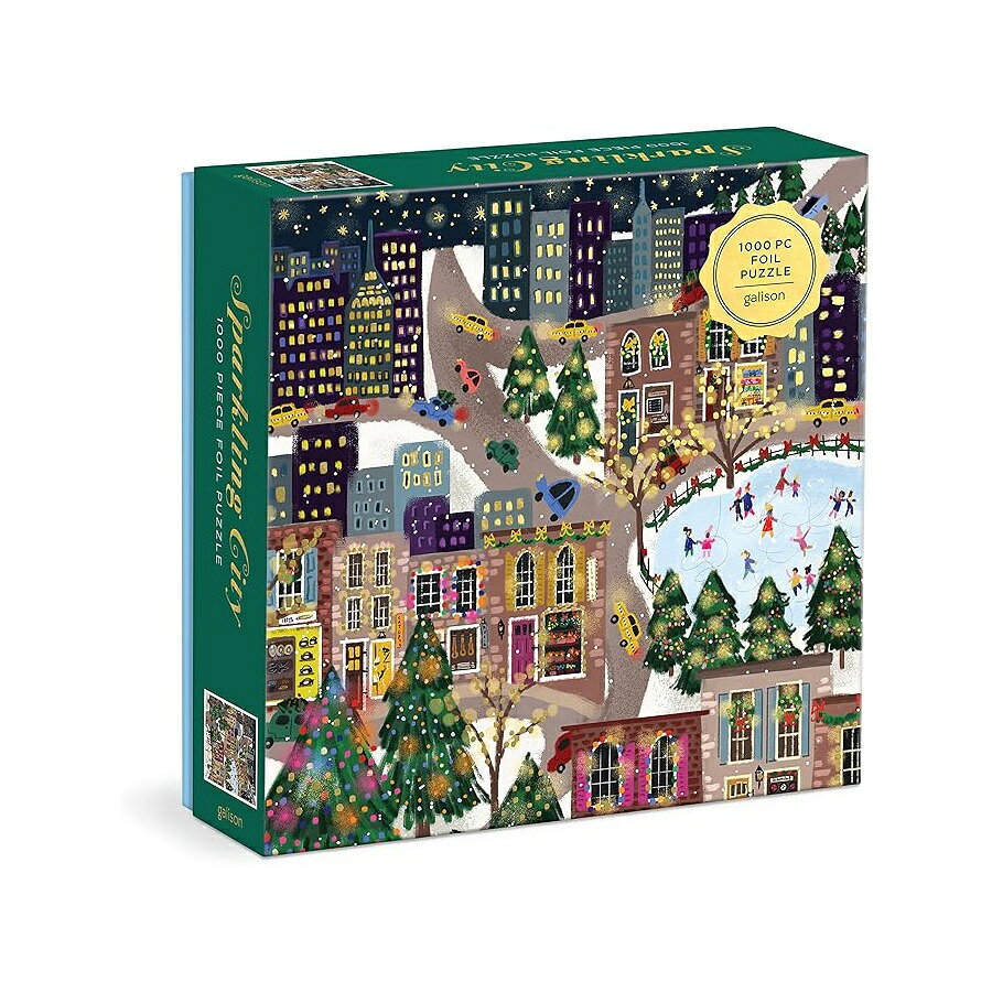 他の ジグソーパズル はこちら Galison Sparkling City ? 1000 Piece Foil Puzzle with Illustrations of Colorful Merriments in The City wi...