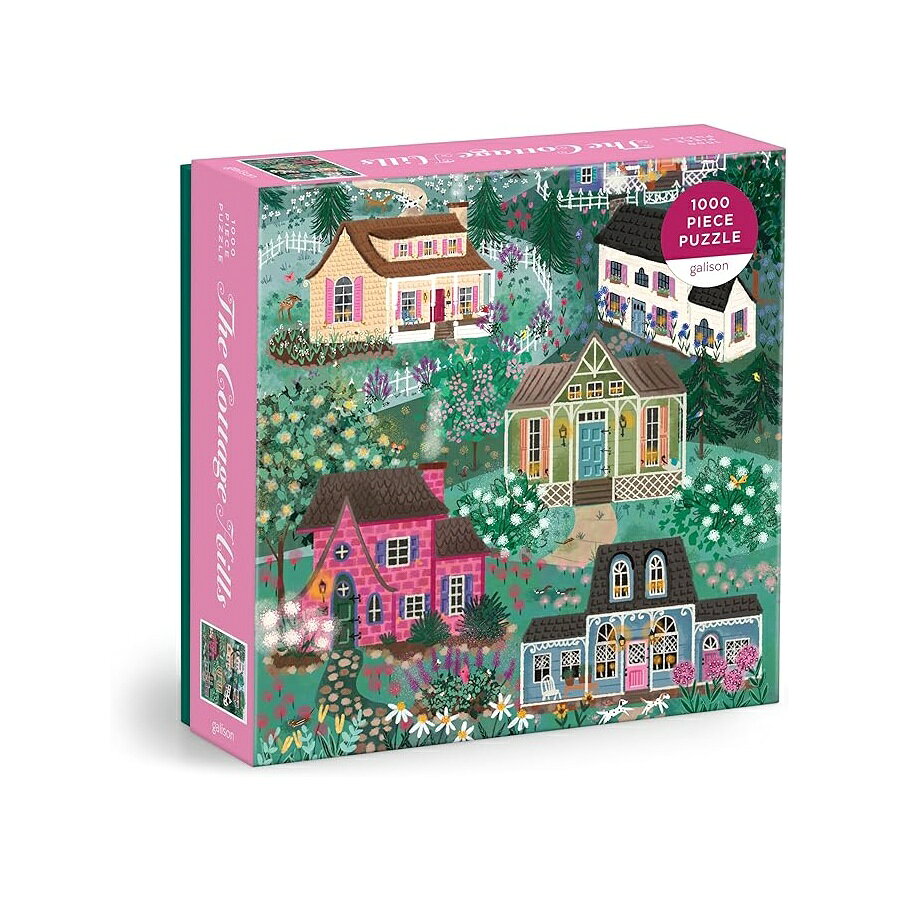 他の ジグソーパズル はこちら Galison The Cottage Hills ? 1000 Piece Joy Laforme Jigsaw Puzzle Featuring Beautiful Artwork of Cottages...