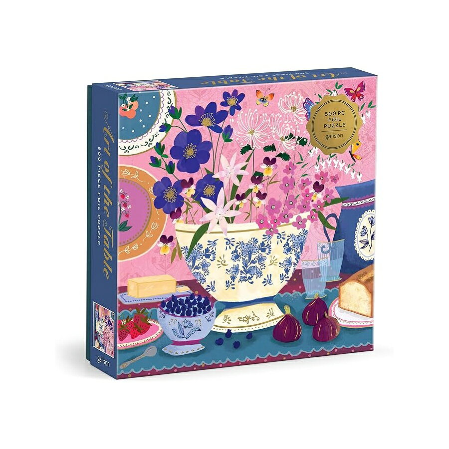 他の ジグソーパズル はこちら Galison Art of The Table ? 500 Piece Joy Laforme Jigsaw Puzzle Featuring Beautiful Artwork of Figs and V...