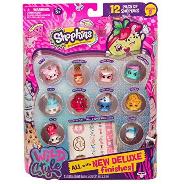 メーカーShopkins商品名Shopkins Season 9 Wild Style - 12pkパッケージサイズ(cm)26.0 × 20.0 × 5.3重量(g)詳細・Includes 12 Shopkins (2 hidden)・N...