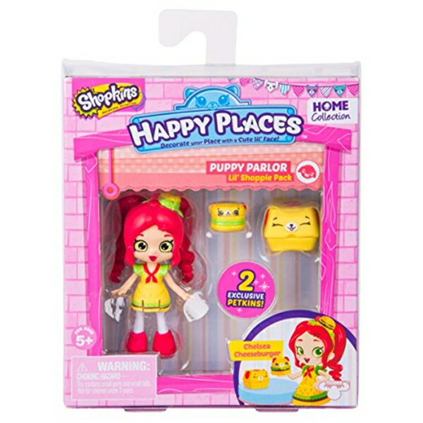 メーカーShopkins商品名Happy Places Shopkins Season 2 Doll Single Pack Chelsea Cheeseburgerパッケージサイズ(cm)5.0 × 9.0 × 5.0重量(g)9071....