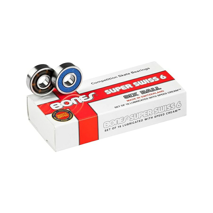 他の ボーンズ はこちら Bones Super Swiss 6 Bearings 8mm 16 PackBones スーパースイス 6 ベアリング 8mm 16 パック発送までの目安5〜15日　営業日以内に発送※12月、連休等は物流が混雑...