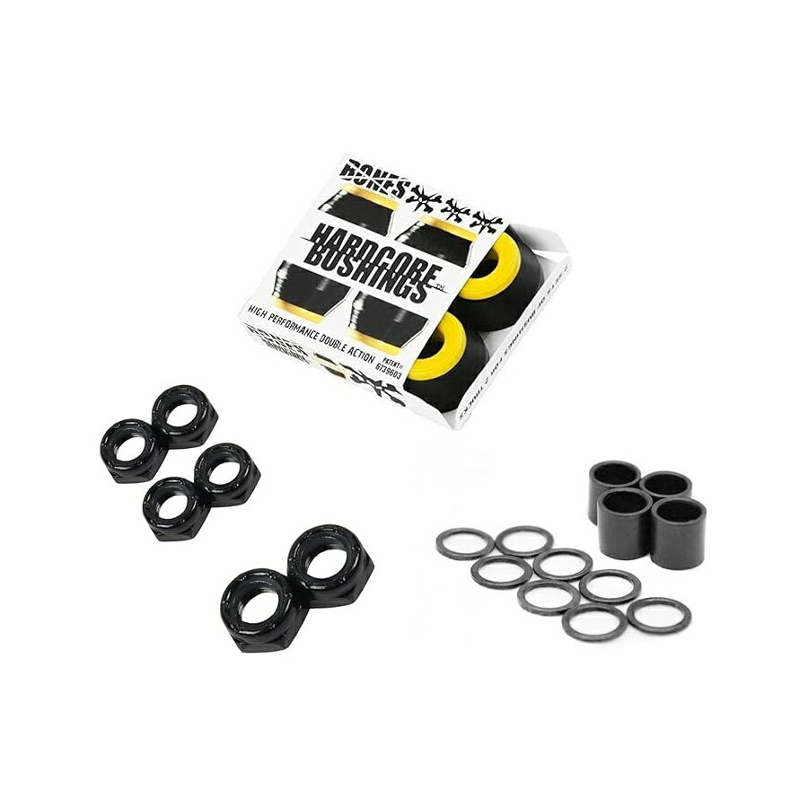他の ボーンズ はこちら Bones Skateboard Hardcore Medium Bushings with Axle, Kingpin Nuts and Speed KitBones スケートボード ハードコア ミディアム ブッ...