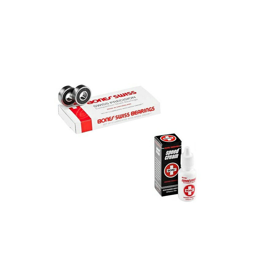 他の ボーンズ はこちら Bones Swiss Skateboard Bearings 8-Pack with Speed Cream LubricantBones Swiss スケートボード ベアリング 8 個パック スピード クリーム...