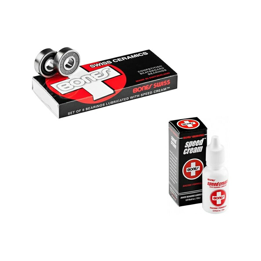 他の ボーンズ はこちら Bones Swiss Ceramic Skateboard Bearings 8-Pack with Speed Cream LubricantBones Swiss セラミック スケートボード ベアリング 8 ...
