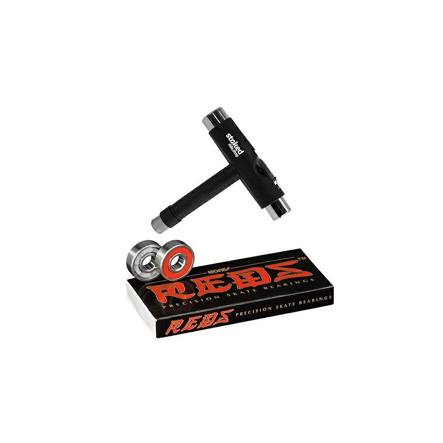 他の ボーンズ はこちら Bones Reds Bearings 8-Pack for [Skateboards, Longboards, Scooters, Spinners] (8-Pack W/Tool)Bones Reds ベアリン...