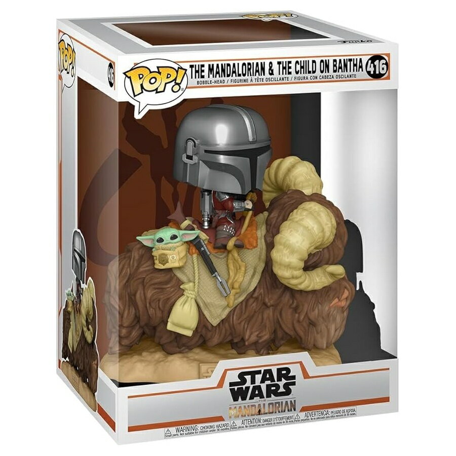 他の スターウォーズ はこちら Funko POP Pop! Deluxe: Mandalorian - Mandalorian on Bantha with Child, Multicolor, Standardファンコ POP ポップ!...
