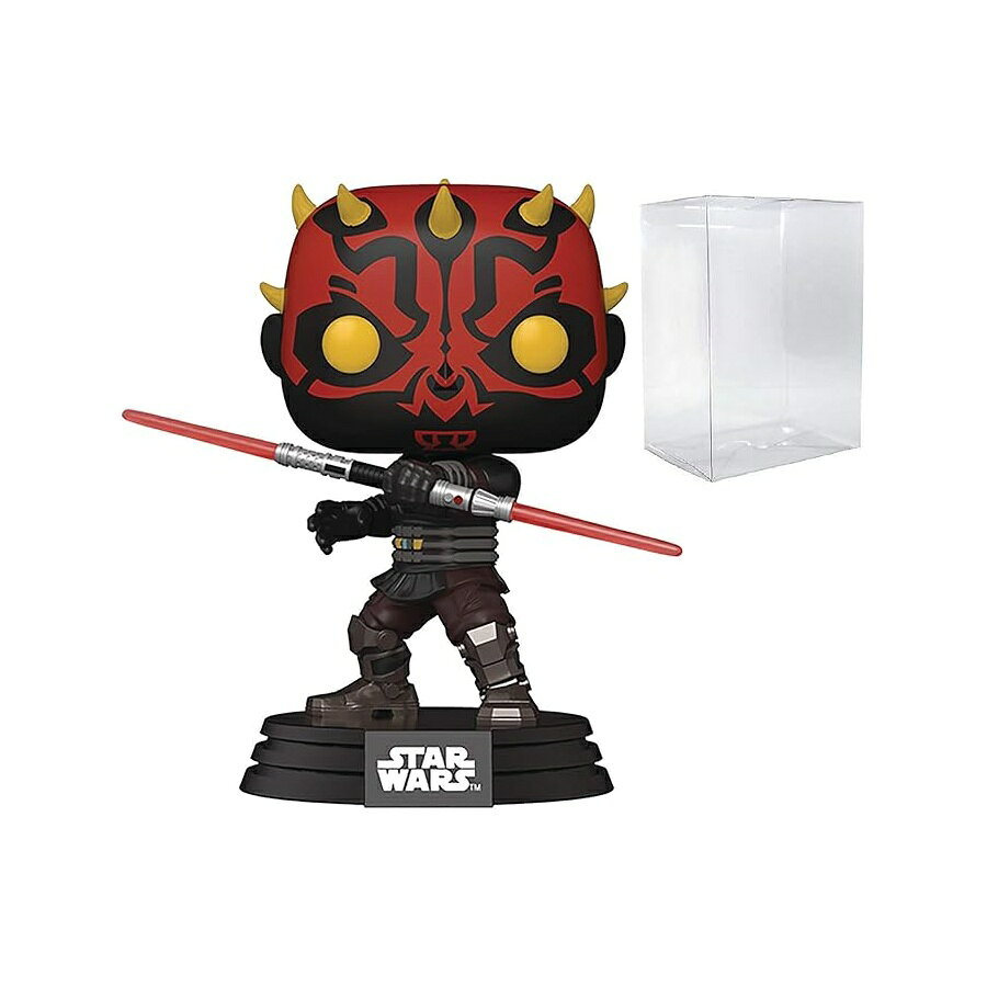他の スターウォーズ はこちら POP Star Wars: Clone Wars - Darth Maul Funko Pop! Vinyl Figure (Bundled with Compatible Pop Box Protecto...