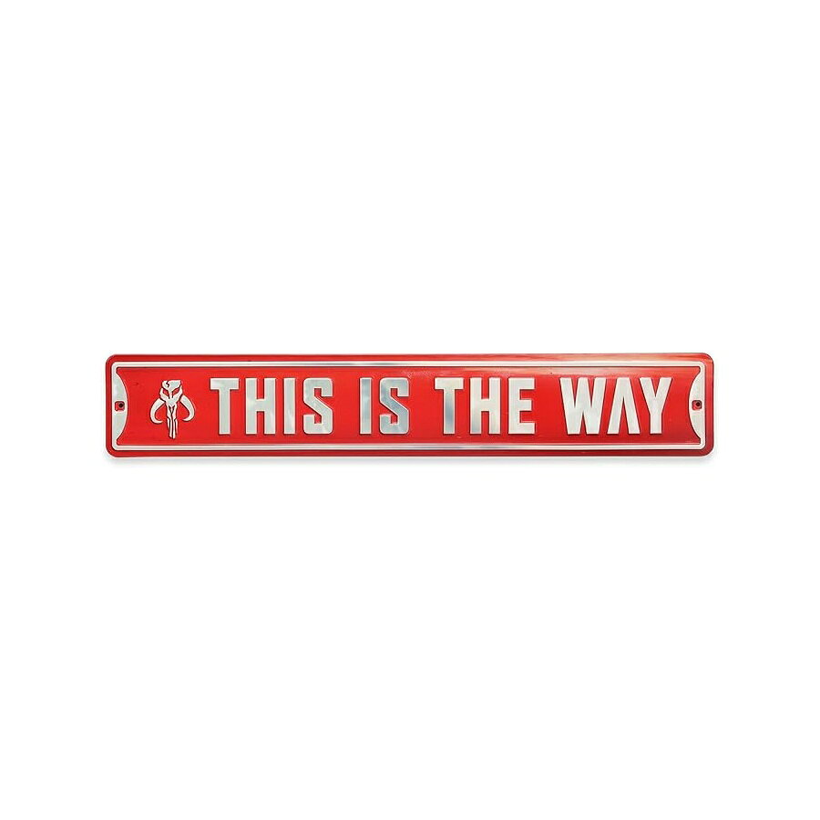 他の スターウォーズ はこちら Disney Star Wars The Mandalorian This Is the Way Metal Street Sign - Vintage Star Wars Sign for Man Cave...