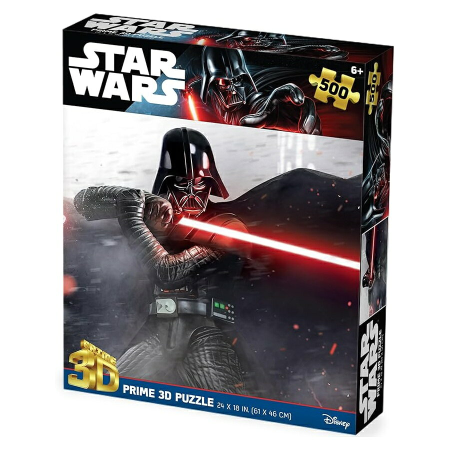 他の スターウォーズ はこちら Prime 3D Star Wars Lucas 3D Puzzle ? 500 Piece Lenticular Movie Jigsaw for Adults & Families, 24"x18" Ac...