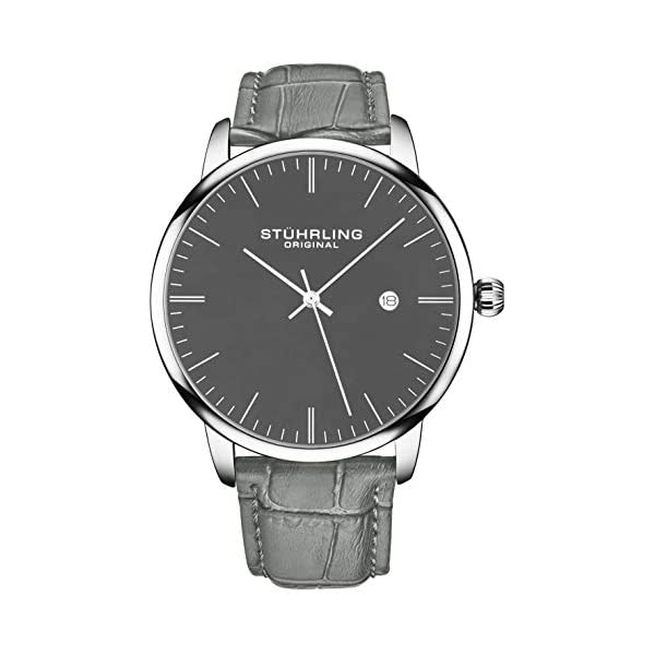 ストゥーリング オリジナル 腕時計 Stuhrling Original 3997Z.4 アナログ メンズ 男性用 レザー 本革 時計 ウォッチ Stuhrling Original Mens Watch Calfskin Leather ...