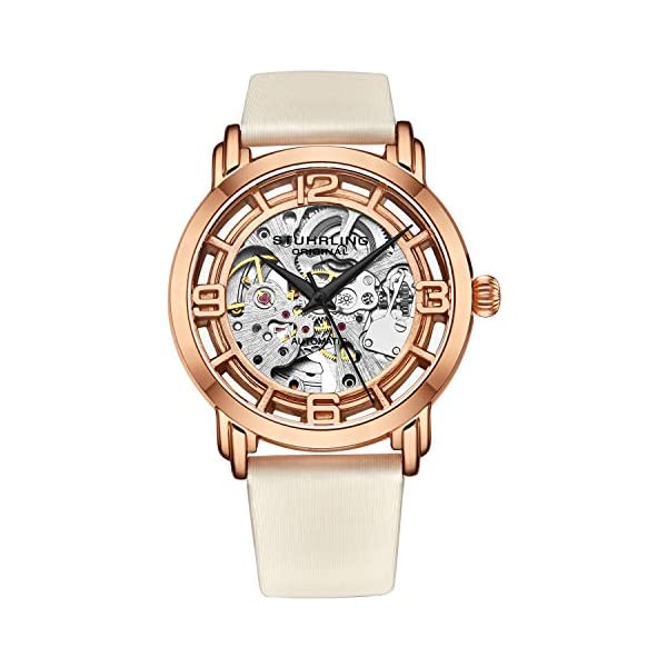 ストゥーリング オリジナル 腕時計 3982.5 オートマチック 自動巻き レディース 女性用 レザー 本革 時計 ウォッチ Watches for Women Automatic Watch - Skeleton Watch Self W...