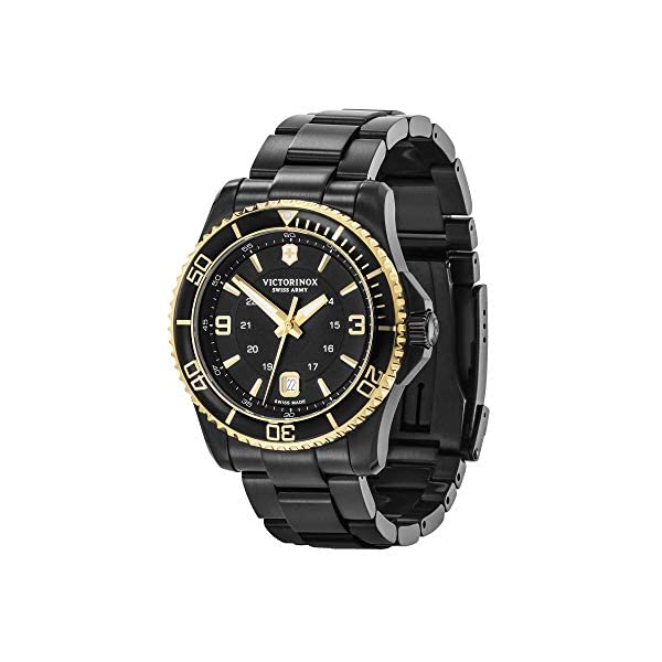 ビクトリノックス VICTORINOX 腕時計 ウォッチ メンズ 男性用 スイス アーミー マルチツール Victorinox Swiss Army 241884 Men's Maverick Black Bracelet Watch 人気...
