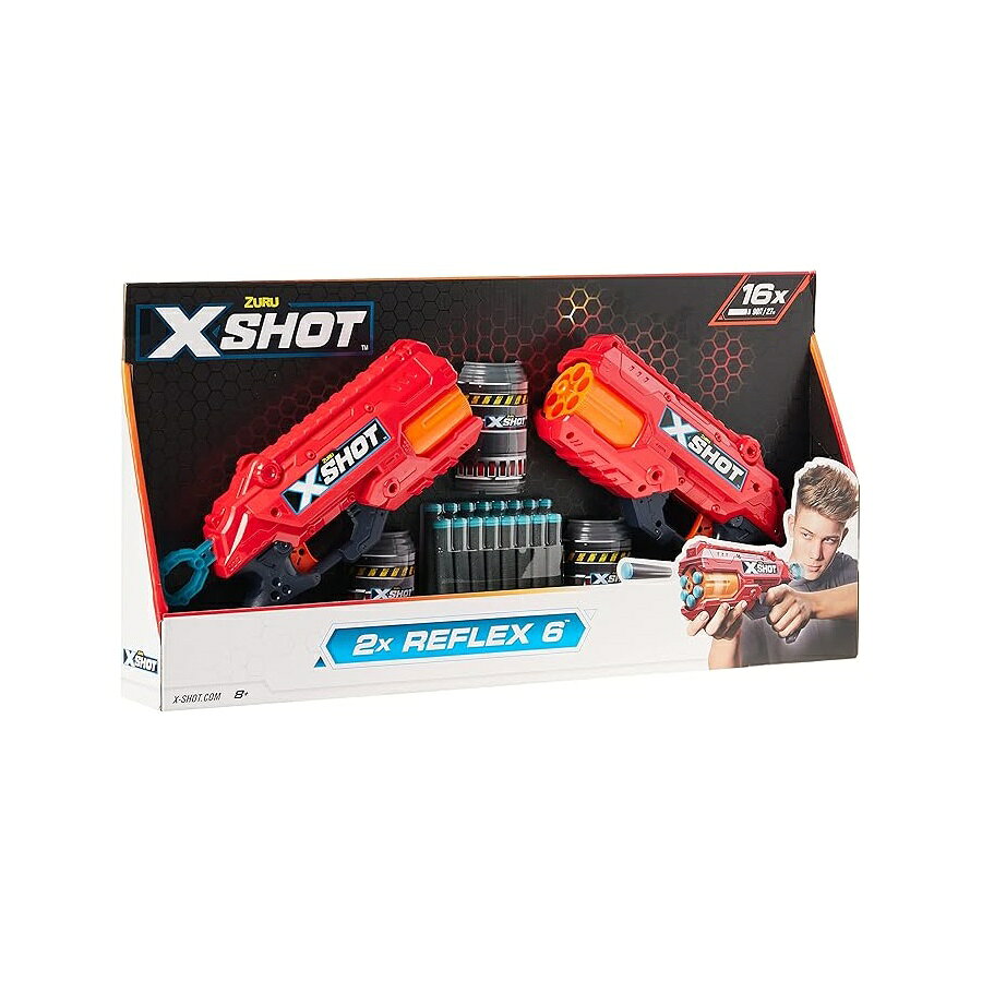 他の XSHOT はこちら X-Shot Excel Double Reflex 6 Foam Dart Blaster Combo Pack (16 Darts 3 Cans) by ZURUX-Shot Excel Double Ref...