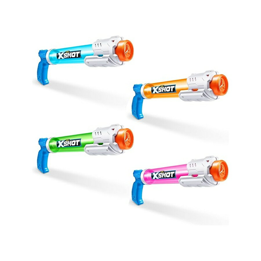 他の XSHOT はこちら XSHOT Water Warfare Small Tube Soaker (4 Pack) by ZURU Super Soaking Pump Action, Pool Party Pack, Fills u...