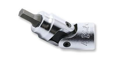 2430M 41/4"(6.35mm)sq.ヘックスビット（六角棒レンチ）ユニバーサルソケット4ミリ●バリエーション(mm)2.5 3 4 5 6 7 8 9 10 11 12 13 14 15 16 17 18 19 20 21 22 2...