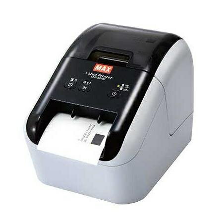 商品情報 メーカー マックス 商品名 ラベルプリンタ ELP-60N2 仕様 サイズ：W125xD142xH213mm 質量：1.15kg(ラベル紙を除く） ■印字方式：ダイレクトサーマル方式 ■印字密度：300dpi ■印字速度：最大14...