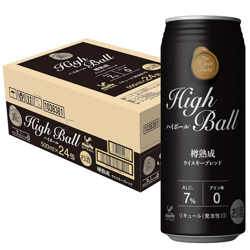 樽熟成したウイスキーとクリアな味わいのスピリッツをブレンド。 丁寧にろ過して磨かれた純水を使用しています。 熟成されたウィスキーの芳醇なオーク樽のやわらかな香りとキレのある炭酸の刺激がバランスよく楽しめるハイボールです。 安心の国内製造です...