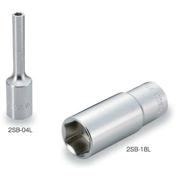 TONE(トネ)の一覧はこちら●差込角6.35mm(1/4inch)●二面幅7/32inch●6角●二面幅7/32inch●インチ●構造用鋼●ボルト・ナットの締付け・緩め作業用。●ボルトが突き出したナットを回すのに最適です。深い箇所のナット...