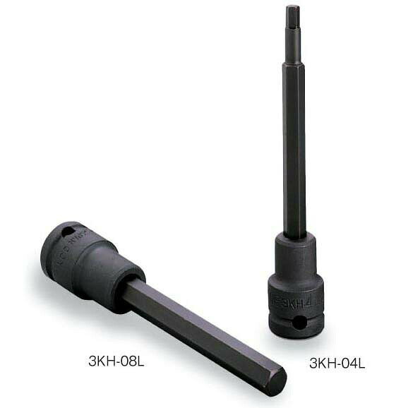 TONE(トネ)の一覧はこちら●差込角9.5mm(3/8inch)●二面幅8mm●ヘキサゴン●二面幅8mm●ミリ●構造用鋼●六角穴付きボルト・ねじの締付け、緩め作業用。●強力タイプのロングヘキサゴンソケットです。インパクトレンチなどの動力工...