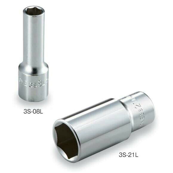 TONE(トネ)の一覧はこちら●差込角9.5mm(3/8inch)●二面幅06mm●6角●二面幅06mm●ミリ●構造用鋼●ボルト・ナットの締付け・緩め作業用。●ボルトが突き出したナットを回すのに最適です。深い箇所のナットにも最適です。●その...