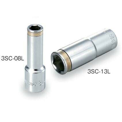 TONE(トネ)の一覧はこちら●差込角9.5mm(3/8inch)●二面幅13mm●6角●二面幅13mm●ミリ●構造用鋼●ボルト・ナットの締付け・緩め作業用。●着脱作業時にボルト・ナット類の落下を防止します。狭くて奥深い箇所にあるボルトやナ...