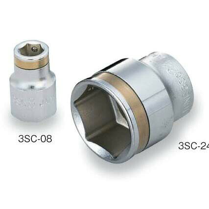 TONE(トネ)の一覧はこちら●差込角9.5mm(3/8inch)●二面幅24mm●6角●二面幅24mm●ミリ●構造用鋼●ボルト・ナットの締付け・緩め作業用。●着脱作業時にボルト・ナット類の落下を防止します。●その他特殊形状・仕様のソケット...