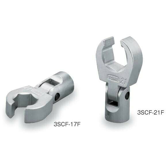 TONE(トネ)の一覧はこちら●差込角9.5mm(3/8inch)●二面幅10mm●クロウフット●二面幅10mm●ミリ●構造用鋼●エアコンや油圧機器などの各種配管、自動車のセンサー類の締付け・緩め作業用。●業界初の首振機構付クロウフットレン...