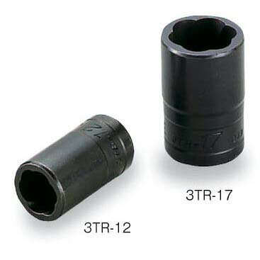 TONE(トネ)の一覧はこちら●差込角9.5mm(3/8inch)●二面幅18mm●トルネード●二面幅18mm●ミリ●構造用鋼●ナメたボルト外しに。●ボルト・ナットの六角部がひどくナメたり、サビ付いたりしてソケットやめがねレンチでは回せない...