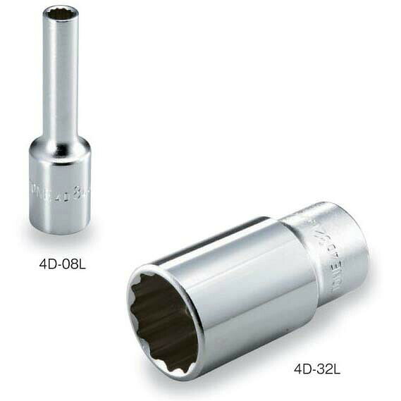 TONE(トネ)の一覧はこちら●差込角12.7mm(1/2inch)●二面幅18mm●12角●二面幅18mm●ミリ●構造用鋼●ボルト・ナットの締付け・緩め作業用。●ボルトが突き出したナットを回すのに最適です。深い箇所のナットにも最適です。●...