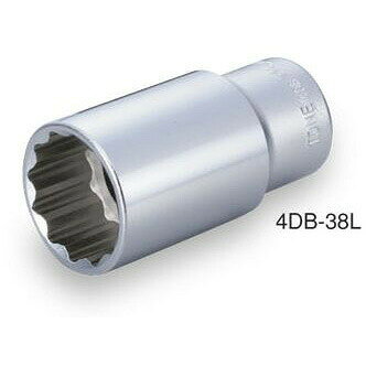 TONE(トネ)の一覧はこちら●差込角12.7mm(1/2inch)●二面幅7/8inch●12角●二面幅7/8inch●インチ●構造用鋼●ボルト・ナットの締付け・緩め作業用。●ボルトが突き出したナットを回すのに最適です。深い箇所のナットに...