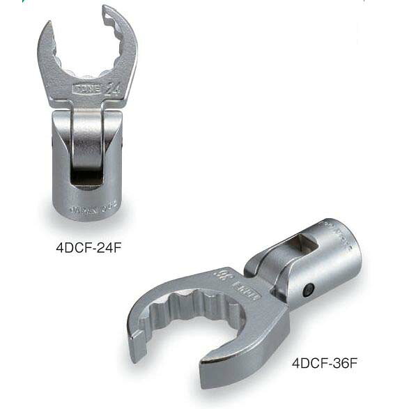 TONE(トネ)の一覧はこちら●差込角12.7mm(1/2inch)●二面幅26mm●クロウフット●二面幅26mm●ミリ●構造用鋼●エアコンや油圧機器などの各種配管、自動車のセンサー類の締付け・緩め作業用。●業界初の首振機構付クロウフットレ...