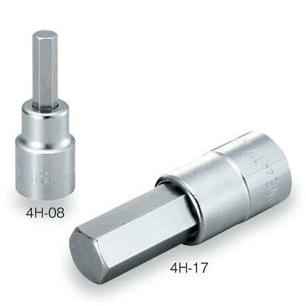 TONE(トネ)の一覧はこちら●差込角12.7mm(1/2inch)●二面幅7mm●ヘキサゴン●二面幅7mm●ミリ●構造用鋼●六角穴付きボルト・ねじの締付け、緩め作業用。●外周のローレット加工により、指で容易にボルトの早回しができます。●そ...