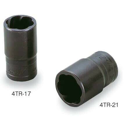 TONE(トネ)の一覧はこちら●差込角12.7mm(1/2inch)●二面幅22mm●トルネード●二面幅22mm●ミリ●構造用鋼●ナメたボルトの緩め作業に。●ボルト・ナットの六角部がひどくナメたり、サビ付いたりしてソケットやめがねレンチでは...
