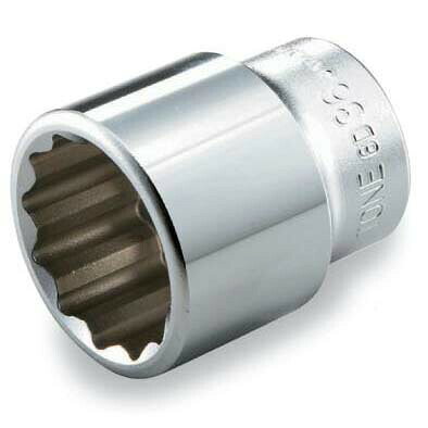 TONE(トネ)の一覧はこちら●差込角19.0mm(3/4inch)●二面幅19mm●12角●二面幅19mm●ミリ●構造用鋼●ボルト・ナットの締付け・緩め作業用。●スタンダードタイプの対辺12角形状です。差し込み後、トルクをかけてもナメにく...