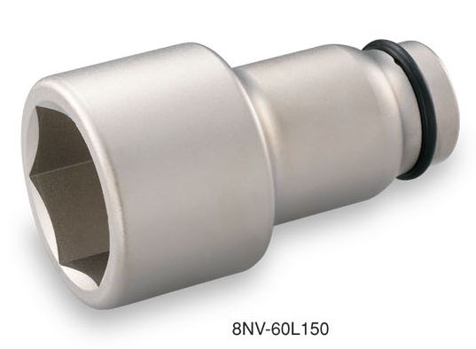 TONE(トネ)の一覧はこちら●差込角25.4mm(1inch)●二面幅50mm●6角●二面幅50mm●ミリ●構造用鋼●ボルト・ナットの締付け・緩め作業用。●外観品質と防錆力の向上を図った無電解めっき仕様のインパクト用超ロングソケットです。...