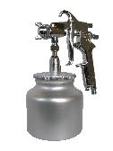近畿製作所の一覧はこちら最高級品の仕上塗装に！軽量でかつ塗料噴出量、空気使用量は大型ガンなみの性能を兼ね備えております。塗料カップは別売になります。塗料供給方式　吸上式吹き付け距離　250mm塗料ノズル口径　1.5mm吹き付け空気圧力　0....