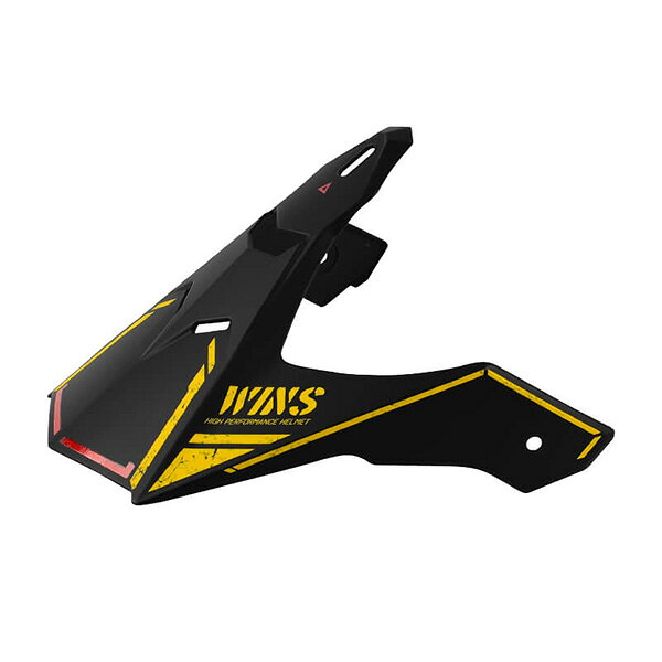 WINS(ウインズ)の一覧はこちらX-ROAD用 ピーク(バイザー)です。カラー：マットブラックxイエローレッドJANCD:4560385767821【銀行振込・コンビニ決済】等前払い決済予定のお客様へ当商品は弊社在庫品ではなく、メーカー在...